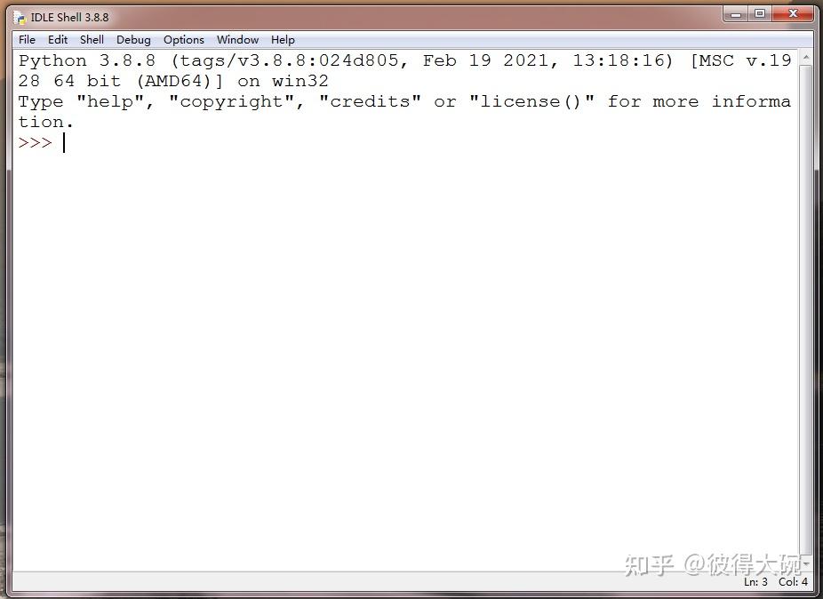为什么我的python黑色的? - 知乎