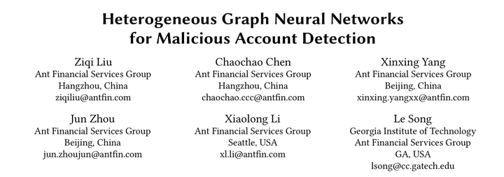 《Heterogeneous Graph Neural Networks for Malicious Account Detection》解读一：Connected Subgraph - 知乎