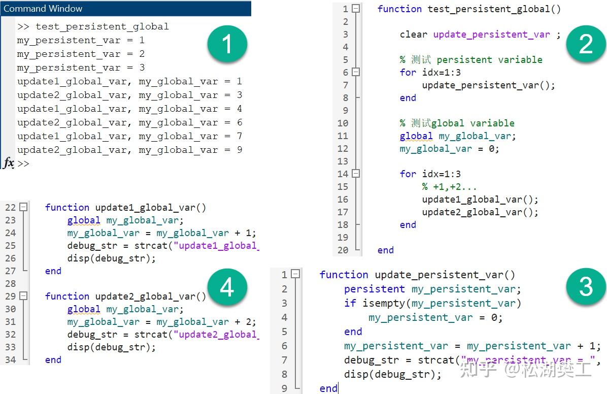 MATLAB 编程关键字 global/persistent - 知乎