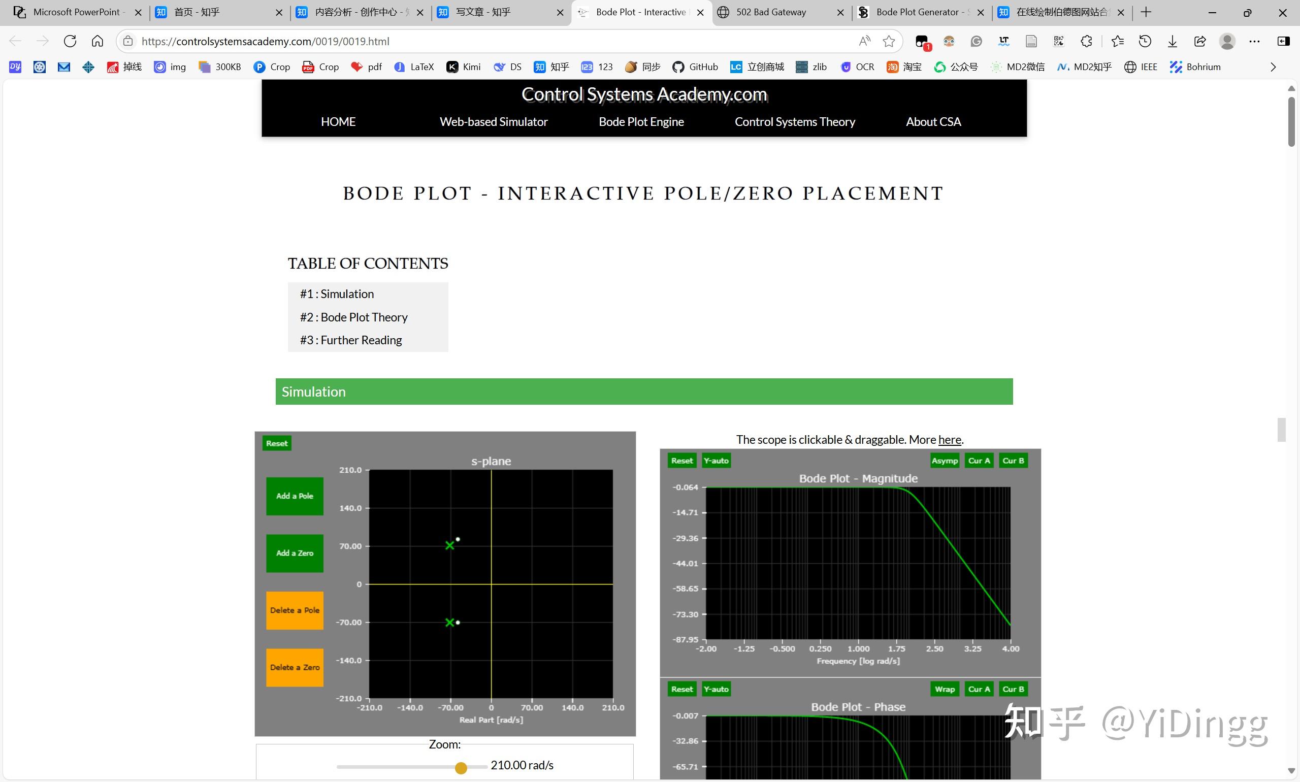 一个实用的波特图在线绘制工具 (The Online Bode Plot Tool) - 知乎