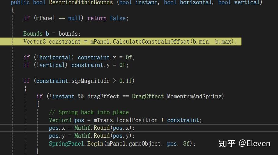 Ngui Scrollview组件中restrictwithinbounds触发时机和含义 知乎