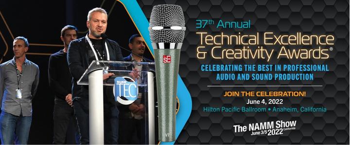 两连冠：sE V7 VE麦克风再得TEC最佳创新技术大奖！ - 知乎