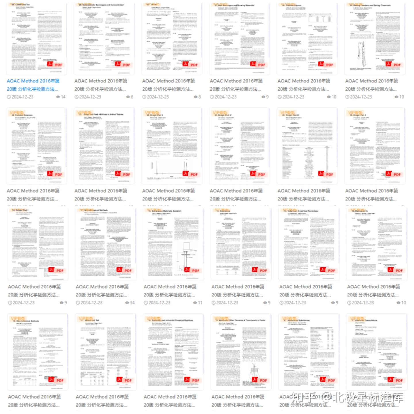 【标准下载】AOAC method 2016 Official Methods of Analysis 分析化学检测方法含全部章节 - 知乎