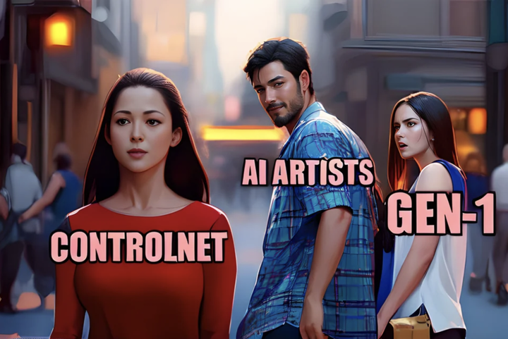 ControlNet VS GEN-1 ：谁将成为AIGC的新范式？ - 知乎