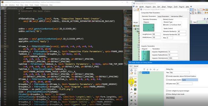 Abaqus的复杂RSG插件构造 - 知乎