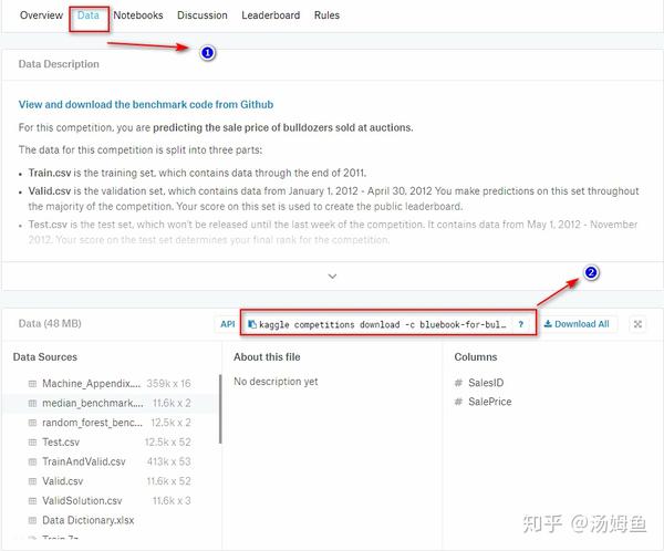 Kaggle 数据集下载步骤 - 知乎