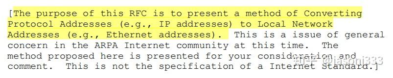 详解RFC 826文档 - 知乎