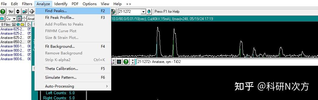 保姆级教程，使用Jade分析XRD数据文件 - 知乎
