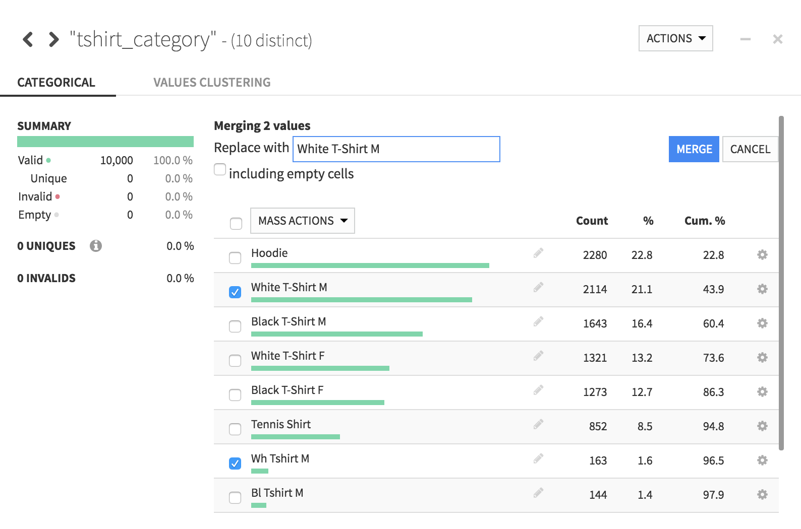 Dataiku DSS — 4.可视化recipe介绍 — Prepare介绍 - 知乎