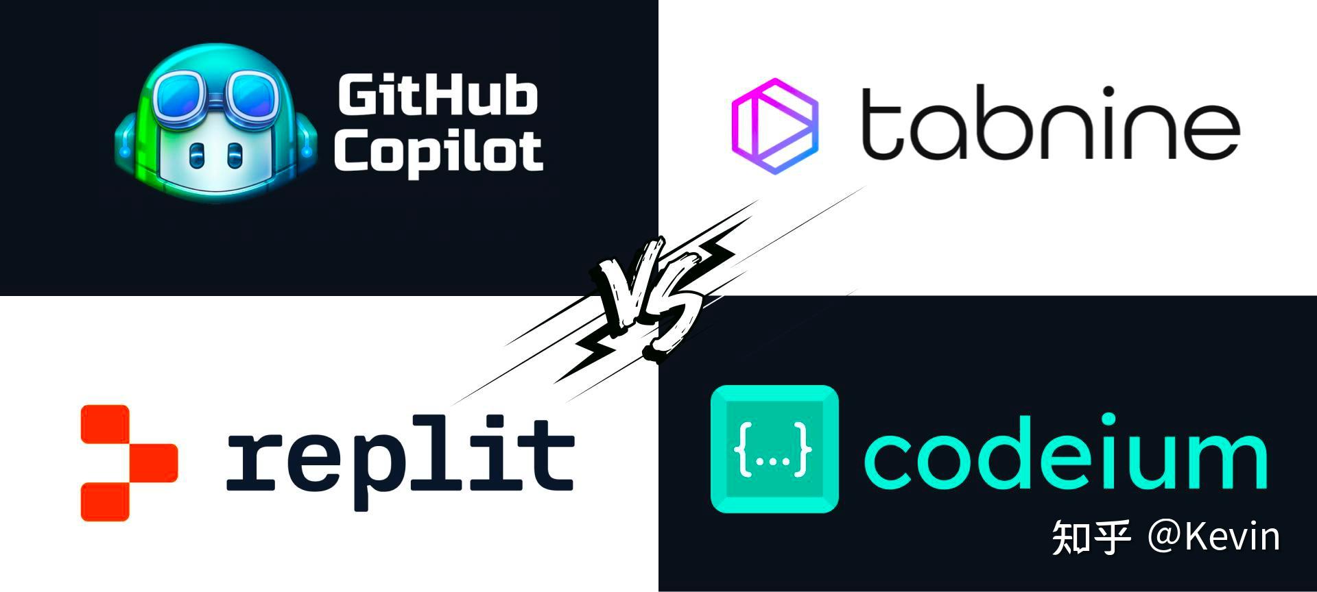AI编程工具Copilot、Tabnine、Codeium和CodeWhisperer之间的竞争 - 知乎