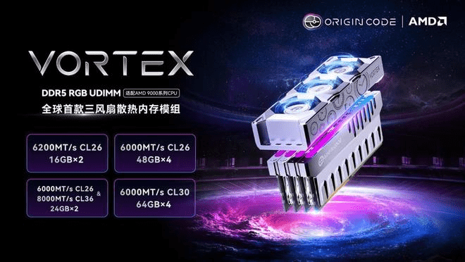 全球首款三风扇内存，Origin Code VORTEX DDR5超频内存新品测评 - 知乎