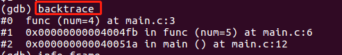 GDB frame和backtrace命令：查看栈信息 - 知乎