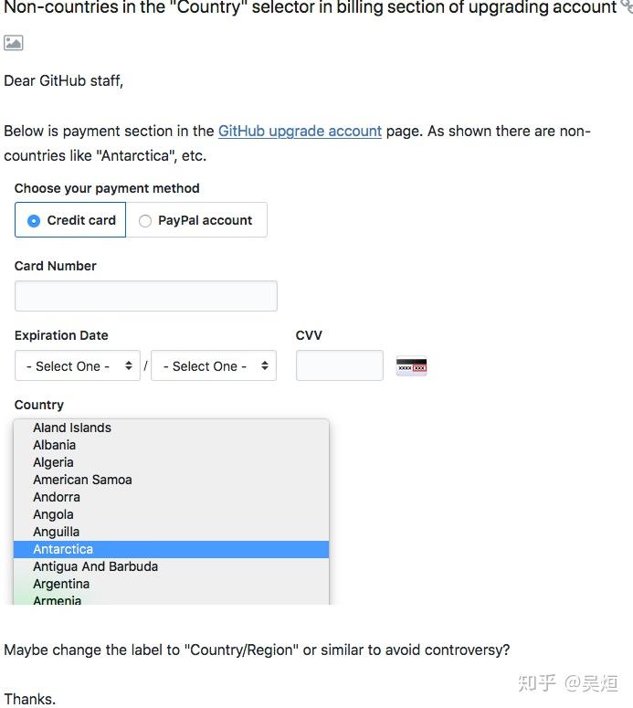 GitHub，早点改正”国家“列表中的港澳台吧 - 知乎