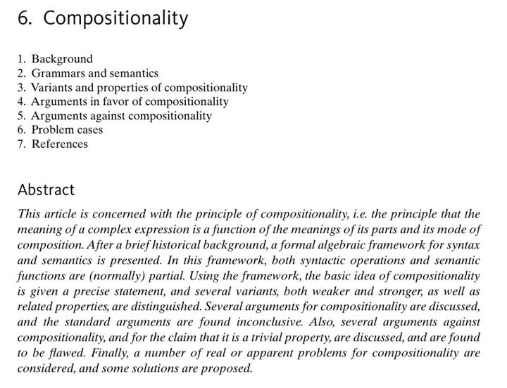 组合性 Compositionality - 知乎
