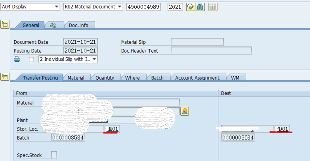 SAP MIGO + 311将库存从IM管理库存地转入WM管理库存地，物料凭证号里不显示WM 选项卡 - 知乎