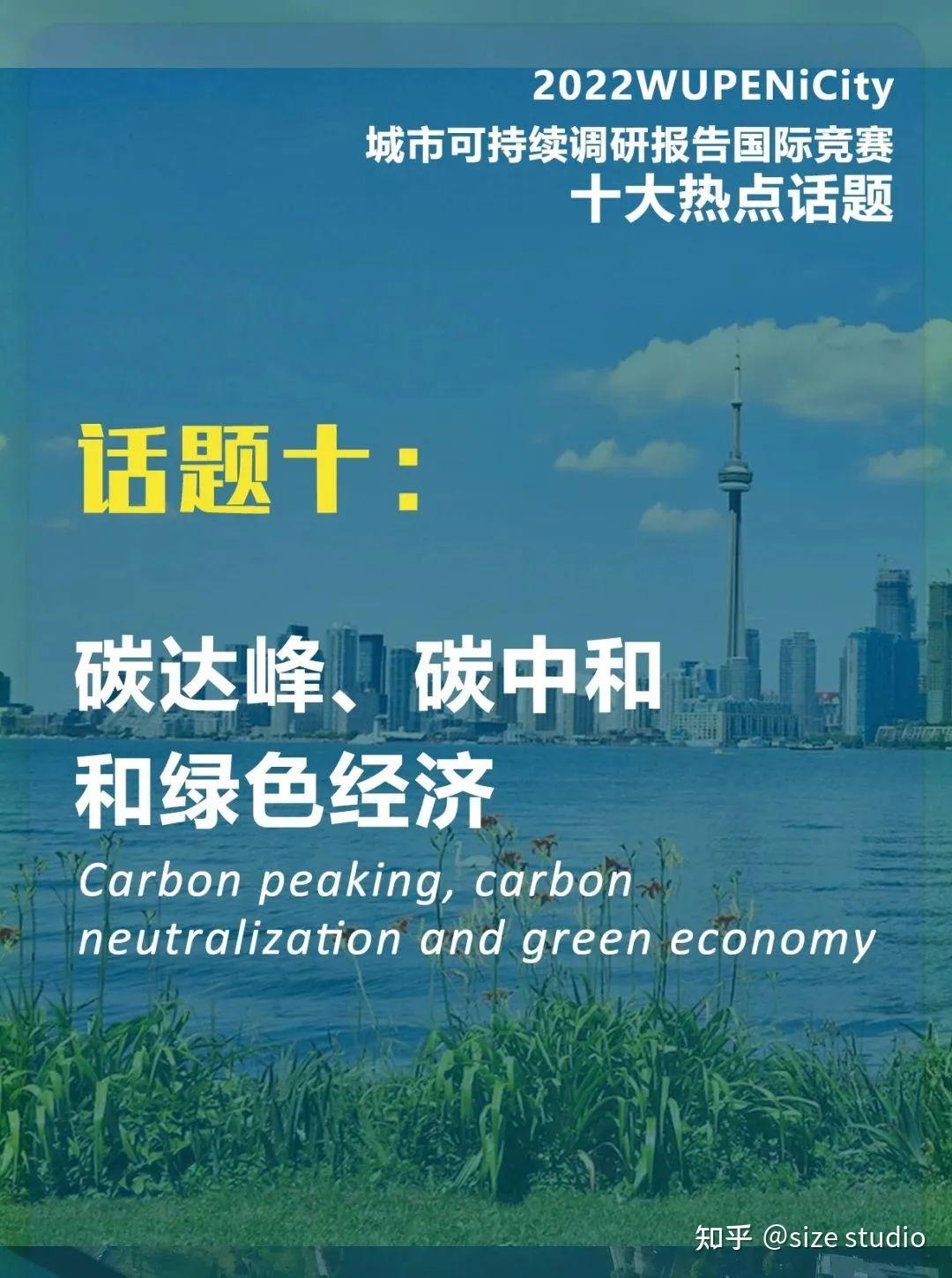 2022WUPENiCity城市可持续调研报告国际竞赛十大热点话题一览 - 知乎