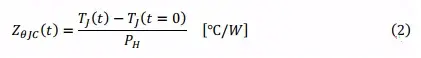 热阻 RthJC 的测量方法和使用方法 - 知乎