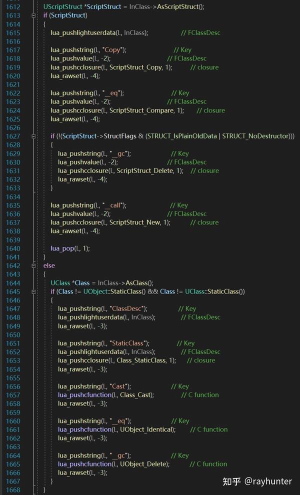 UnLua与UE4的UObject绑定原理深入分析 - 知乎