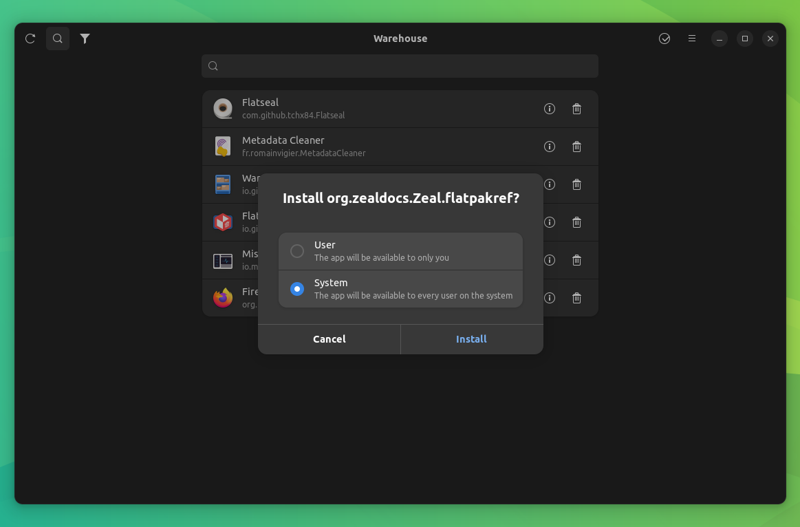 Warehouse：管理 Flatpak 应用的强大工具 | Linux 中国 - 知乎