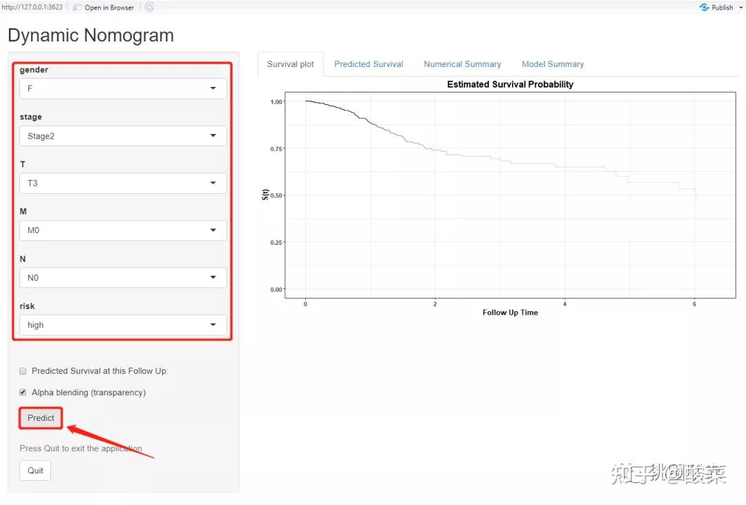 看到这样的动态Nomogram，导师笑开了！一看就是高分文章标配！ - 知乎
