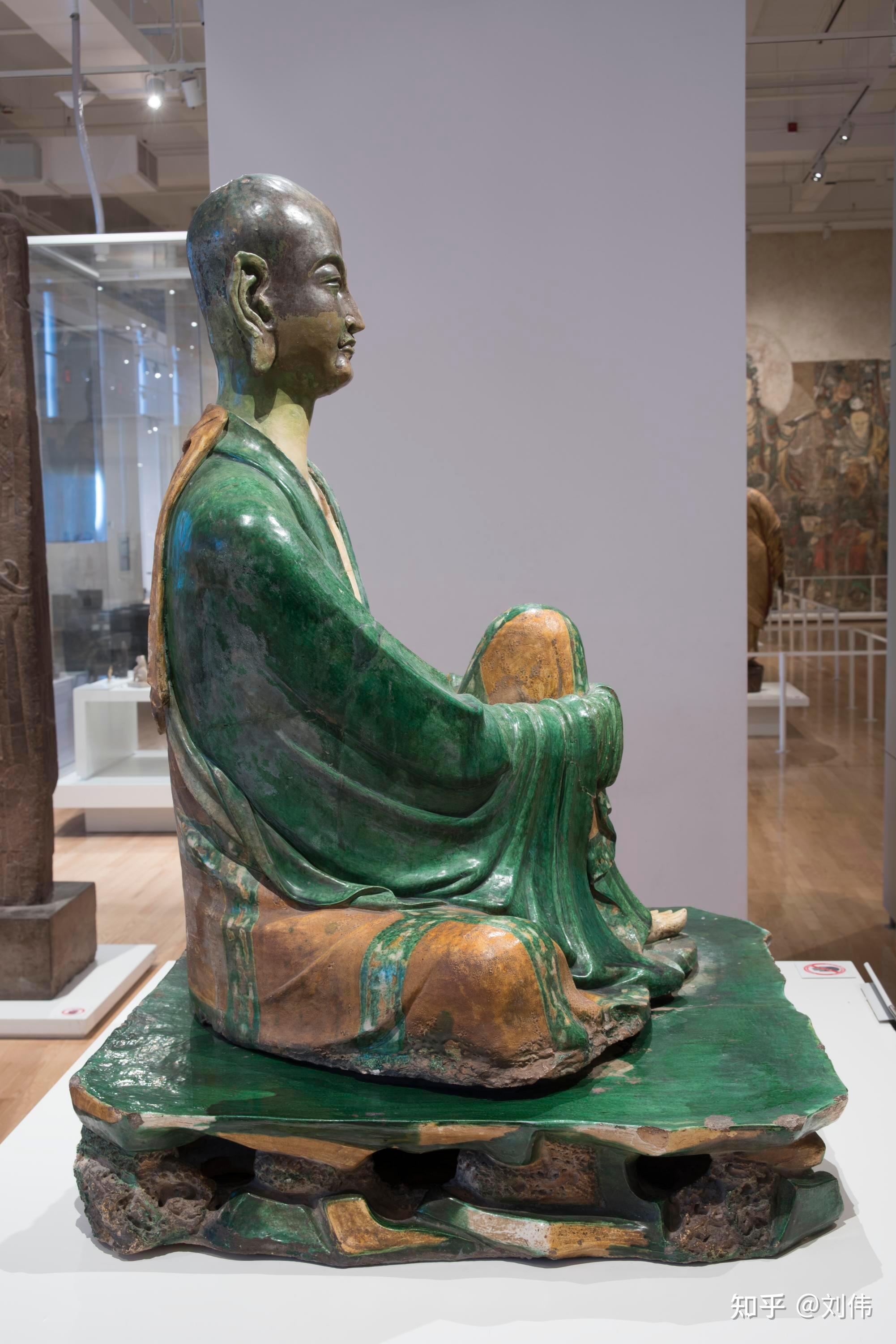 河北易县辽代罗汉像（三彩） - 知乎