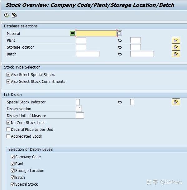 SAP MM课程 3.12 MMBE库存概述 - 知乎