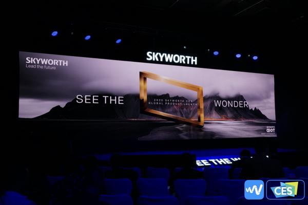 CES 2020 的首款电视，创维带来了超薄壁纸电视，还有全程 8K 巨幕 - 知乎