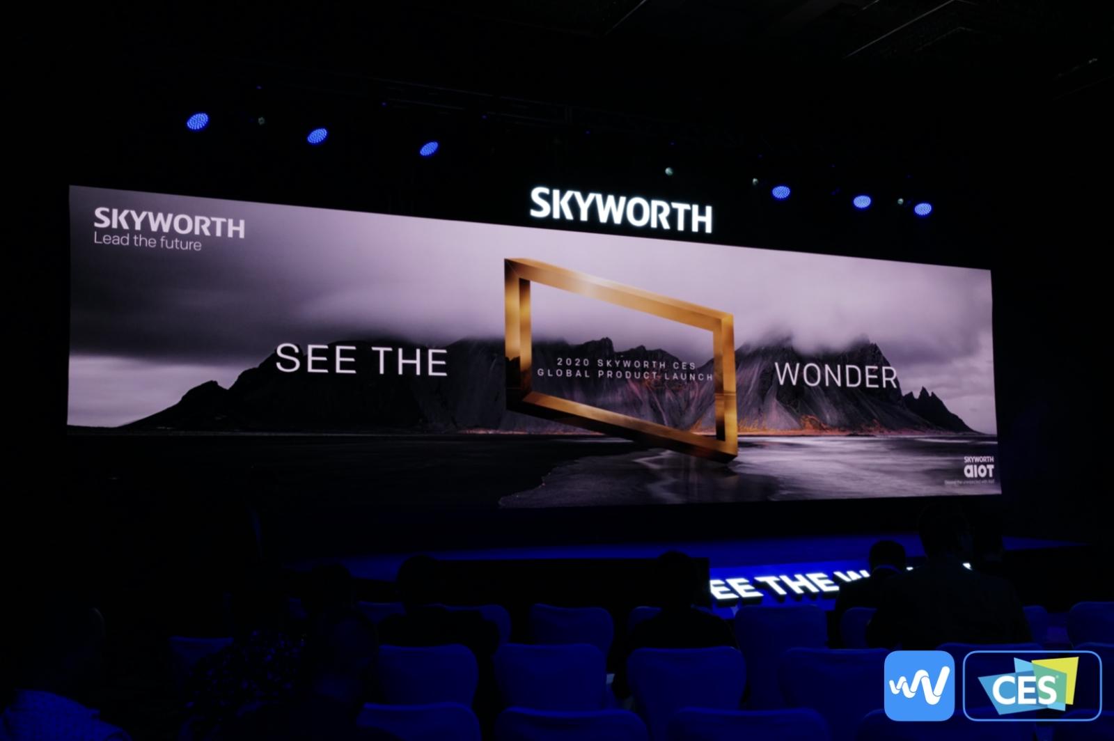CES 2020 的首款电视，创维带来了超薄壁纸电视，还有全程 8K 巨幕 - 知乎