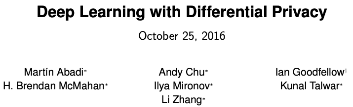 差分隐私深度学习(Deep Learning with Differential Privacy) - 知乎