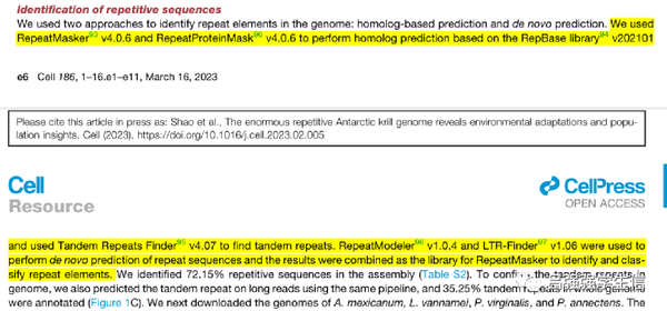 RepeatMasker注释重复序列二 - 知乎