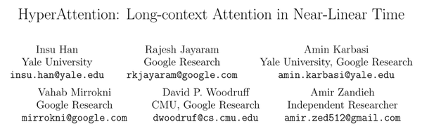 全新近似注意力机制HyperAttention：对长上下文友好、LLM推理提速50% - 知乎