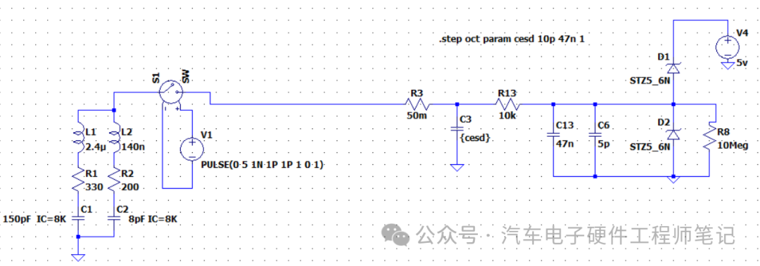 ESD LTSPICE仿真模型 - 知乎
