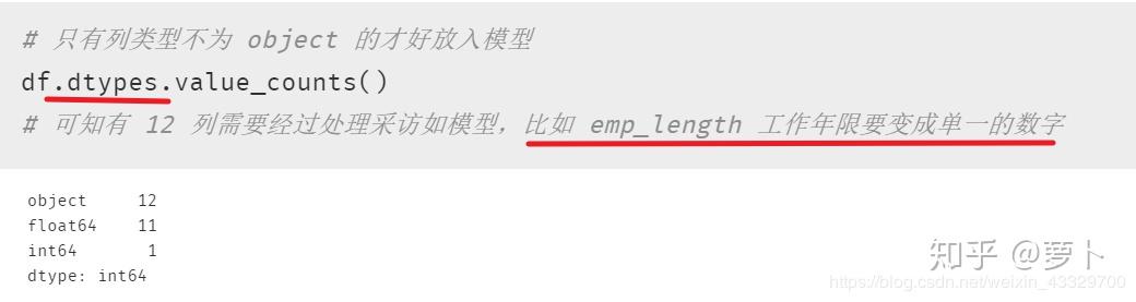 Python Pandas 选出指定类型的所有列，统计列的各个类型的数量并进行探索性数据分析 知乎