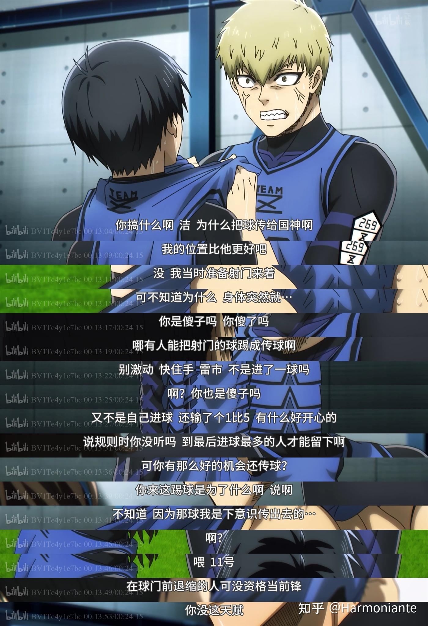 问问大对于蓝色监狱(Bluelock)MBTI各角色的看法？ - 知乎