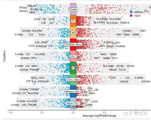 如何对单细胞常规功能（GO|KEGG|GEVA|差异基因|可视化）进行分析？ - 知乎