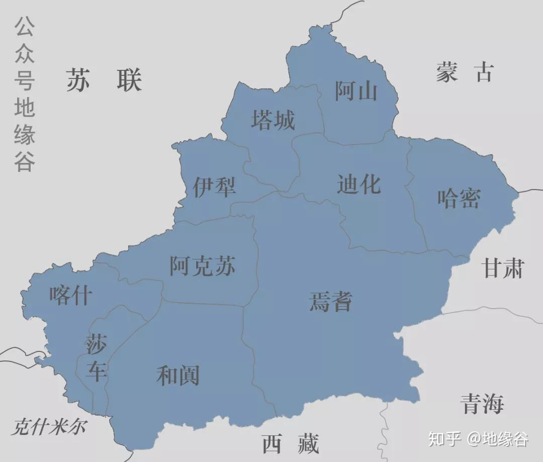 新疆行政区划，很大！也很复杂！ - 知乎