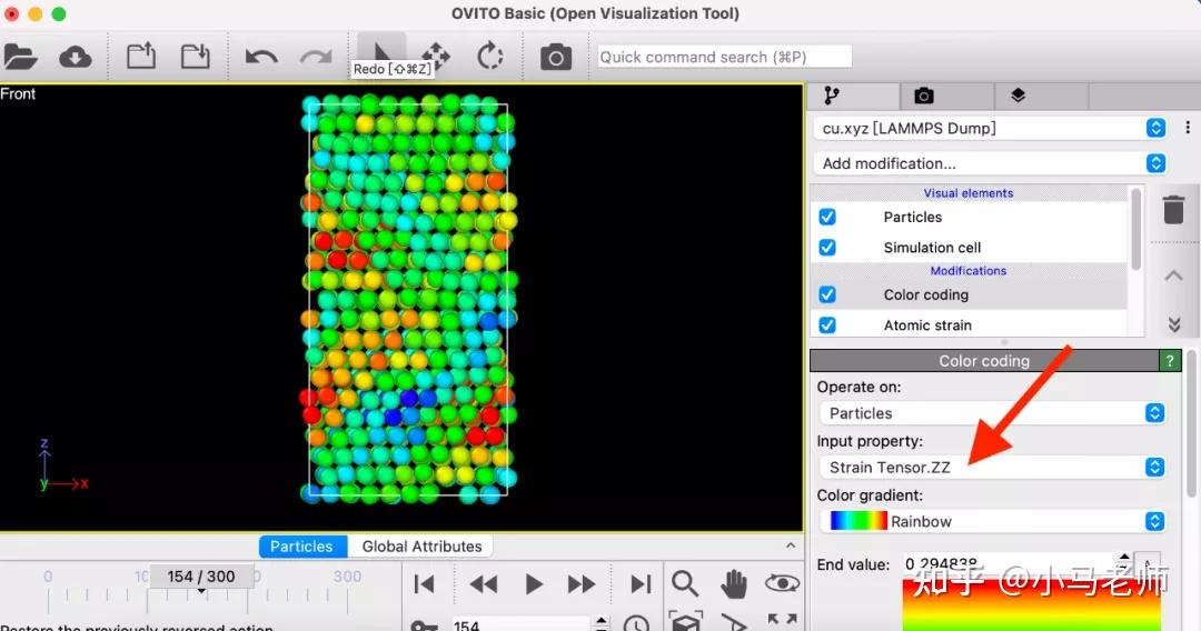 lammps教程：Ovito分析并绘制单原子应变方法 - 知乎