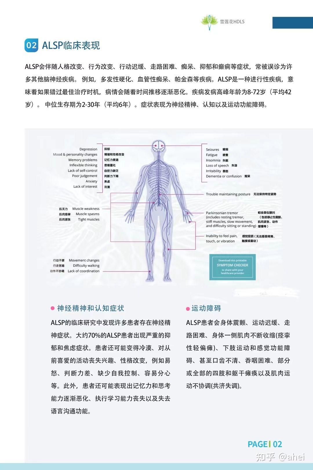 什么是ALSP/HDLS罕见病？ - 知乎