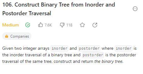 Leetcode 106 三种方法解释 - 知乎
