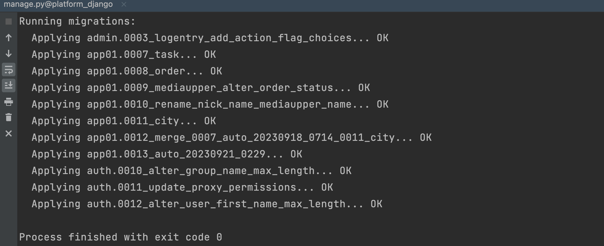 【已解决】django：CommandError: Conflicting migrations detected; multiple leaf nodes in the migration ...