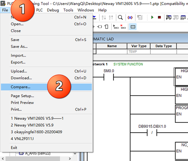 西门子 | 828D PLC程序比较及检查办法 - 知乎