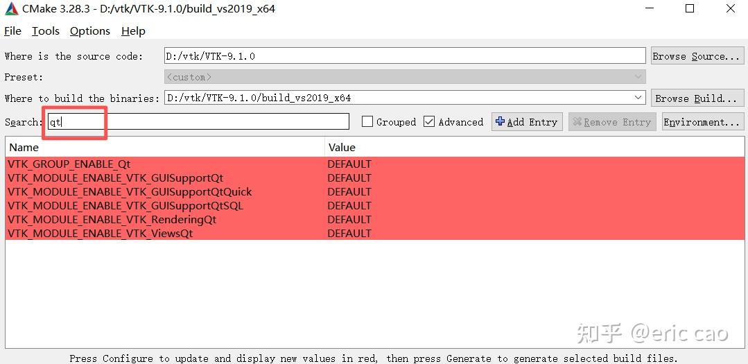 Vtk cmake qt安装，找不到qt5怎么办? - 知乎