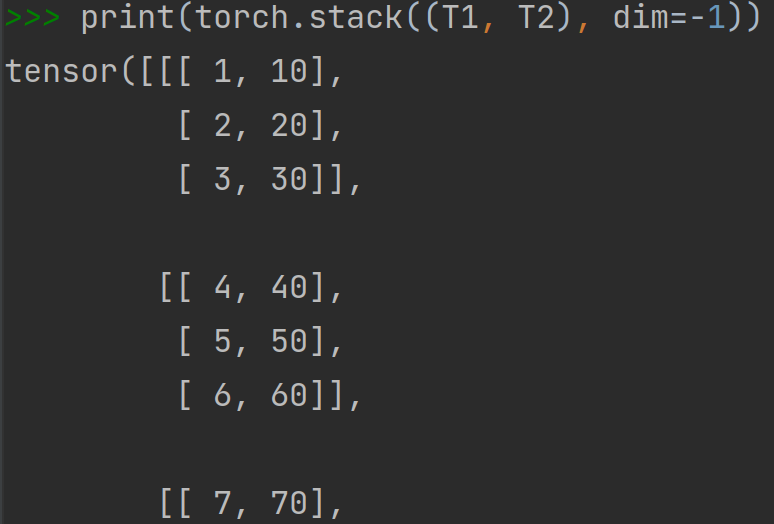 torch.stack()维度拼接dim=-1，0，1，2 - 知乎