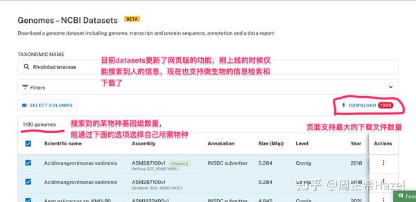 生信log12|"Dataset"-NCBI批量下载基因组数据新工具尝鲜&测评｜MacOS - 知乎