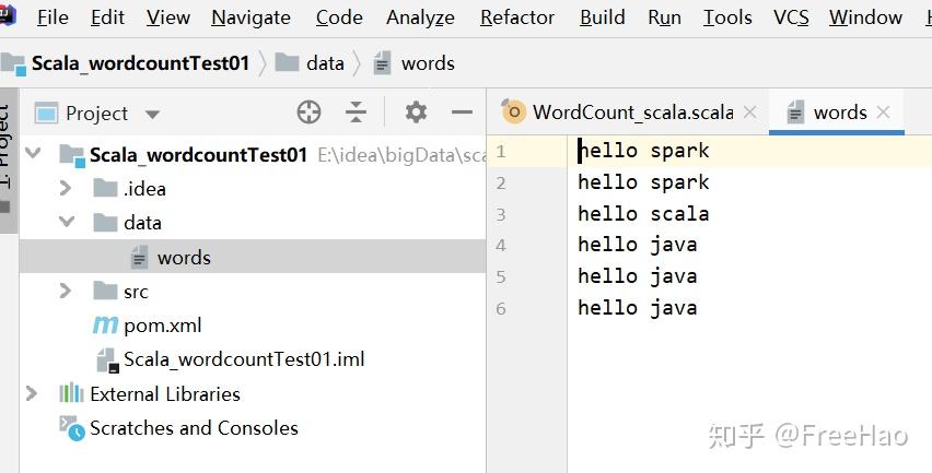 spack 实现Wordcount （scala） - 知乎