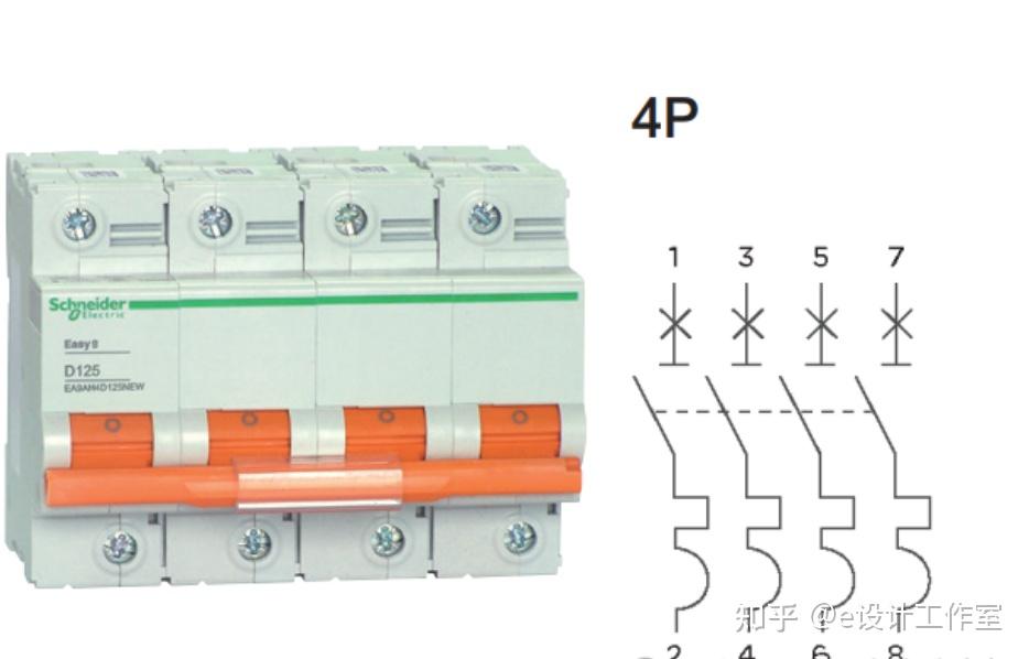 详解1P、1P+N、2P、3P、3P+N、4P断路器区分及选用 - 知乎