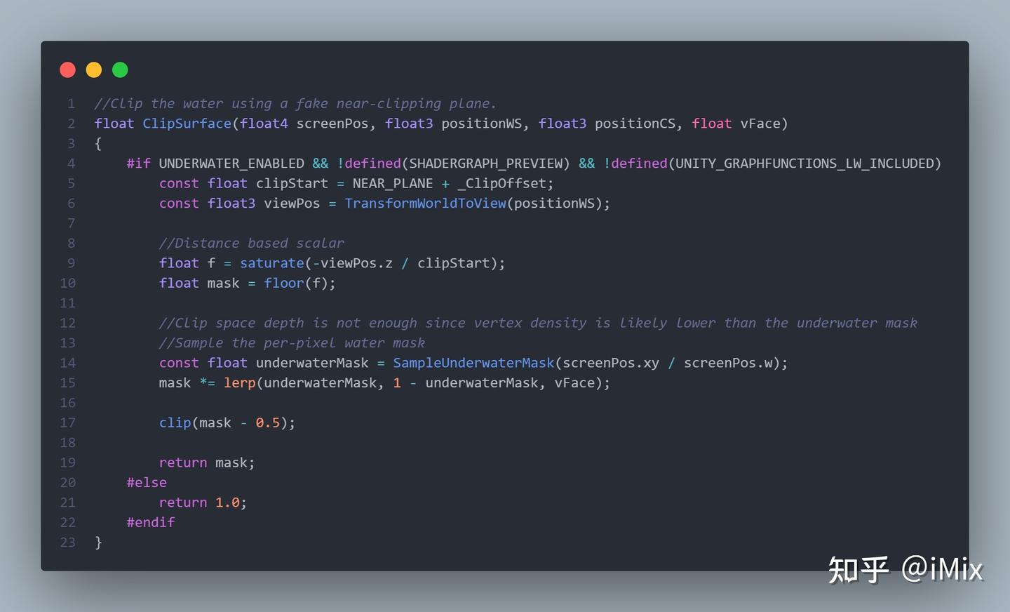 Unity 吃水线（waterline）效果分析 - 知乎