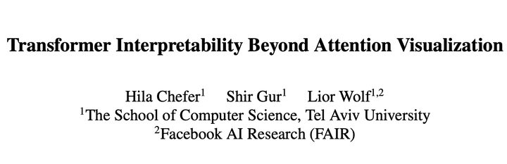 【Transformer 可视化】Transformer Interpretability Beyond Attention Visualization - 知乎
