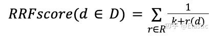 Elasticsearch：倒数排序融合 - Reciprocal rank fusion (RRF) - 知乎