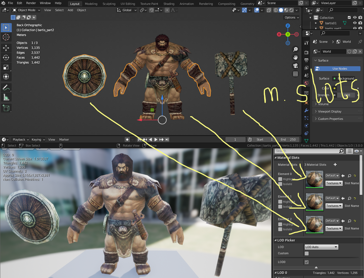 Keeping optimization on Blender to UE4 20220902 - 知乎